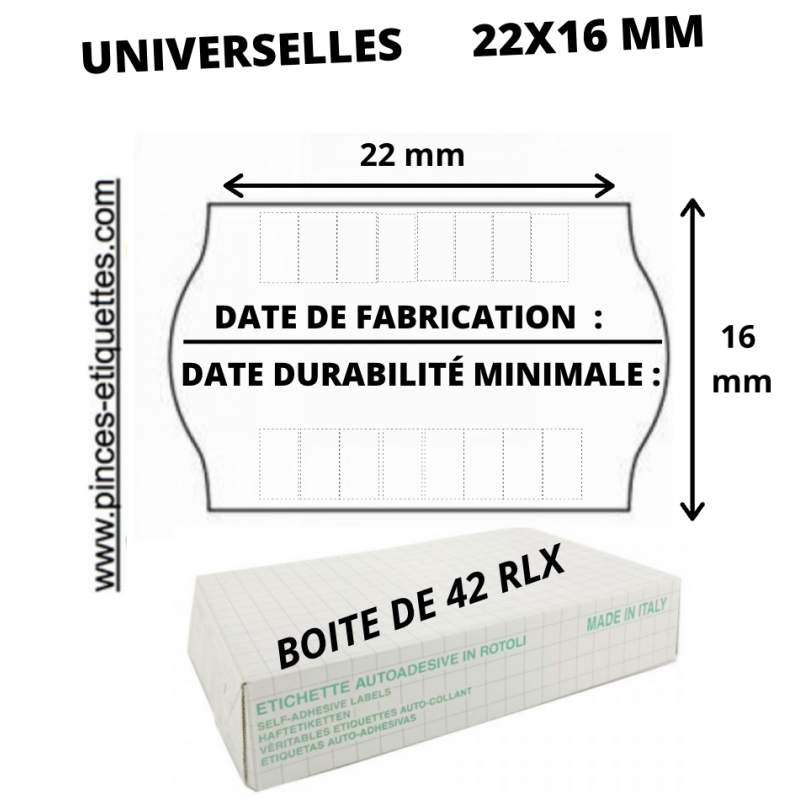 DATEUSE pour DATE DE FABRICATION - DATE LIMITE DE CONSOMMATION