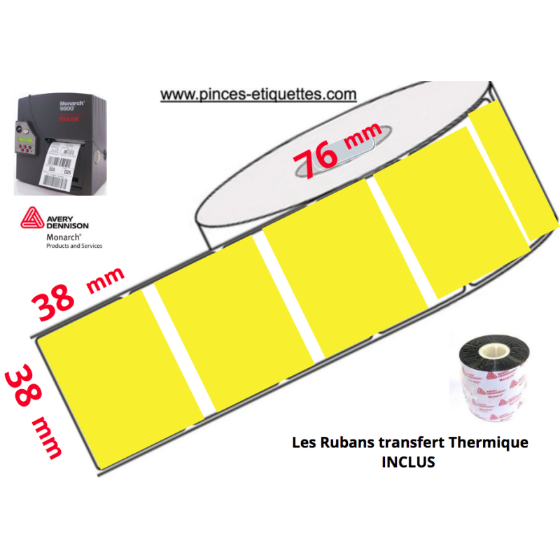 tiquettes 1136 "REF LPPR - PRIX ARTICLE" Etiqueteuse PHARMACIE 20x16mm